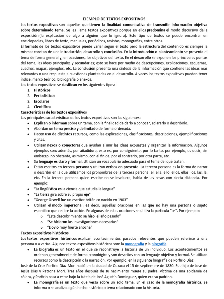 Ejemplo de Textos Expositivos | PDF | Planetas | Sistema solar