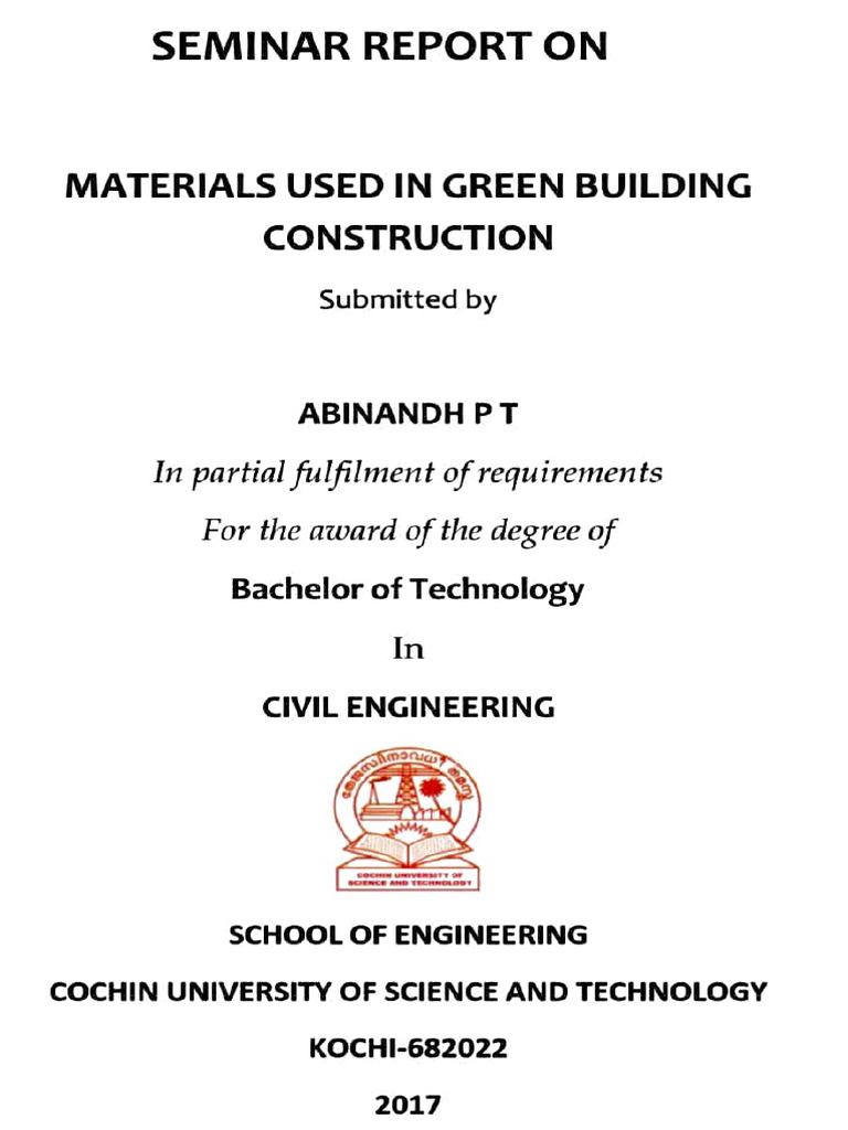 Green Building Materials Overview | PDF | Green Building | Concrete