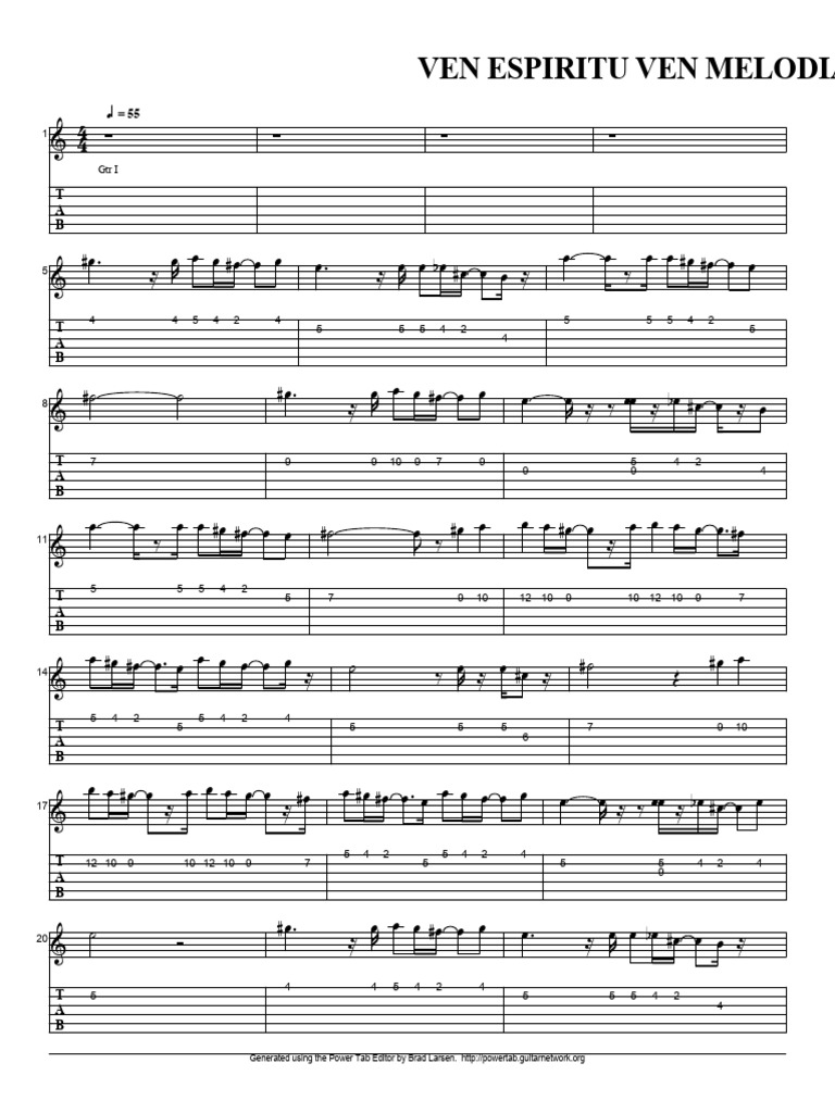 Ven Espiritu Ven Tab | PDF