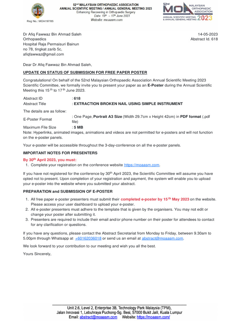 Abstract 618 Letter | PDF | Software | Computing