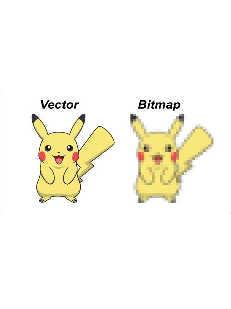 perbedaan vektor dan bitmap | PDF