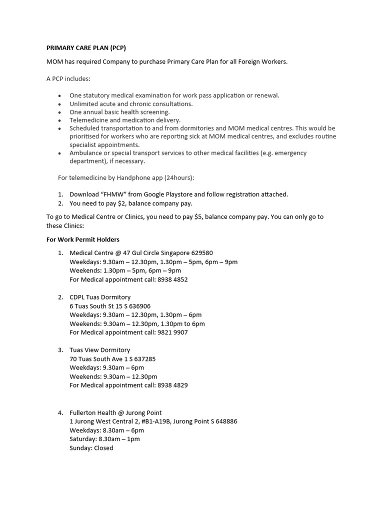 PCP Handbook | PDF | Public Services | Health Care