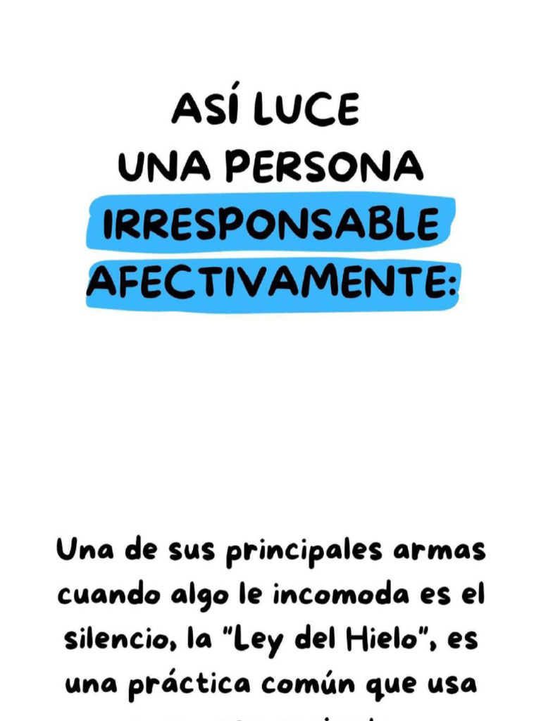 Irresponsabilidad Emocional PDF | PDF | Autosuperación | Bienestar