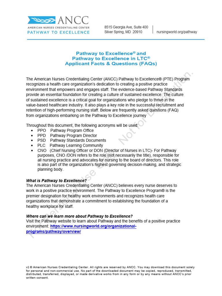2020 Pte and Pte-Ltc Applicant Faqs | PDF | Nursing | Health Care