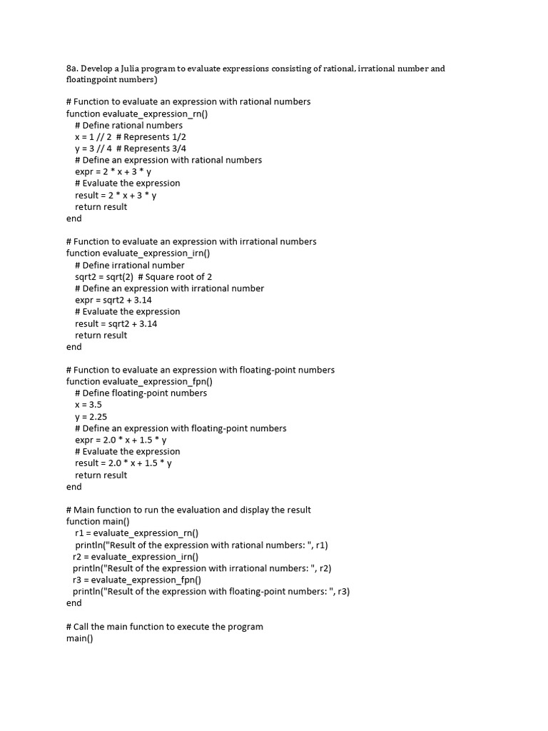 Julia 8 | PDF | Matrix (Mathematics) | Matrix Theory