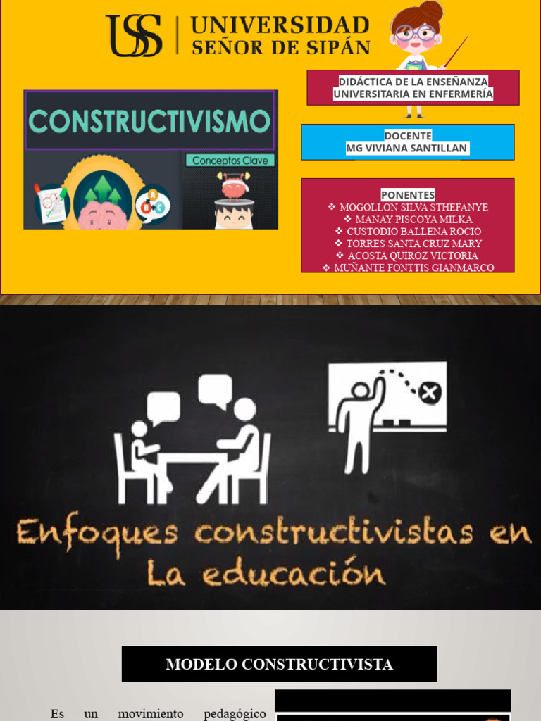 Enfoque Didactico Constructivista - Grupo2 | PDF | Aprendizaje | Constructivismo (filosofía de ...