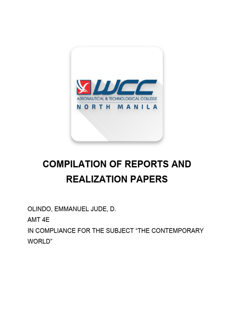 Compilation of Reports and Realization Papers | PDF | Sustainability ...