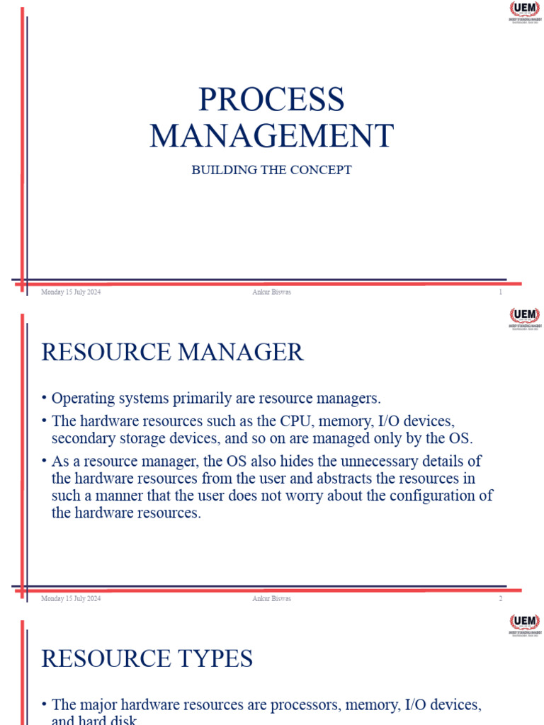 Understanding Operating System Processes | PDF | Process (Computing ...