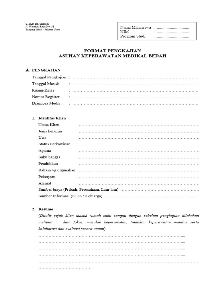 Format KMB PUTRI DAYANTI | PDF | Kesehatan Holistik | Sains & Matematika