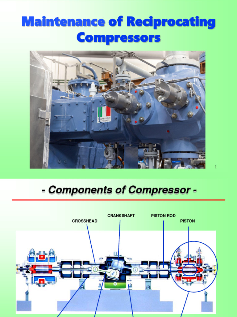 Assembly Maintenance of Reciprocating Compressors | Download Free PDF | Piston | Engine Technology