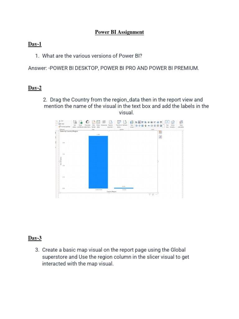 Power BI Assignment | PDF | Data Management | Computing