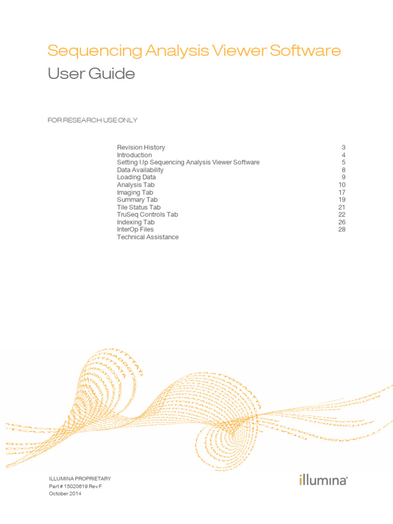 Sequencing Analysis Viewer User Guide 15020619 F | PDF | Installation ...