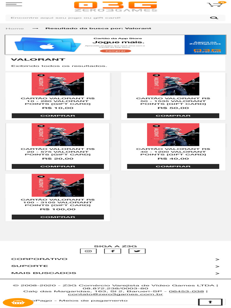 Comprar Valorant | PDF