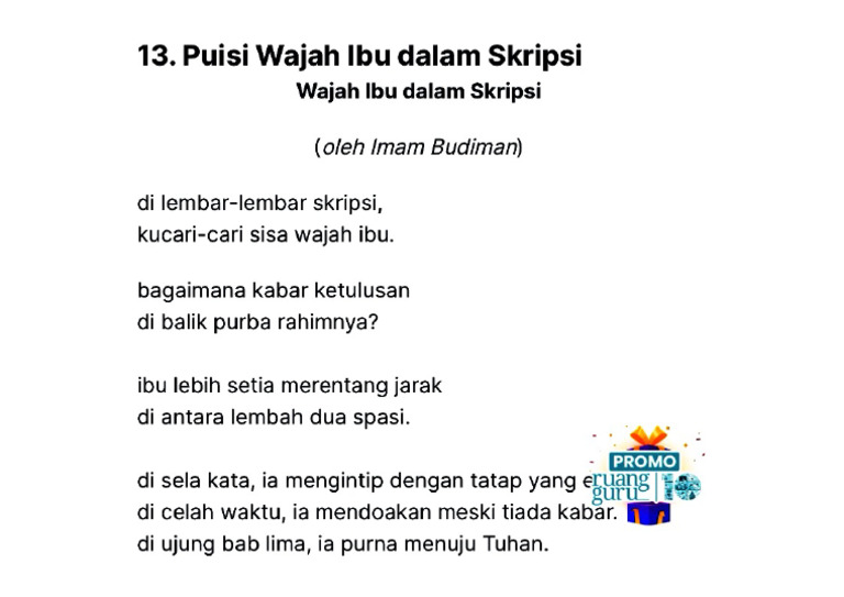Puisi 8 | PDF