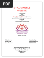 E-Commerce Website Using Mern Stack | PDF | Document Object Model | Payment Card Industry Data ...