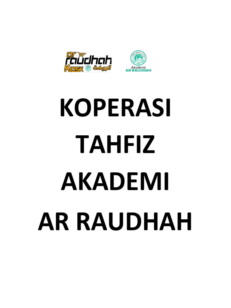 Koperasi Tahfiz Akademi | PDF