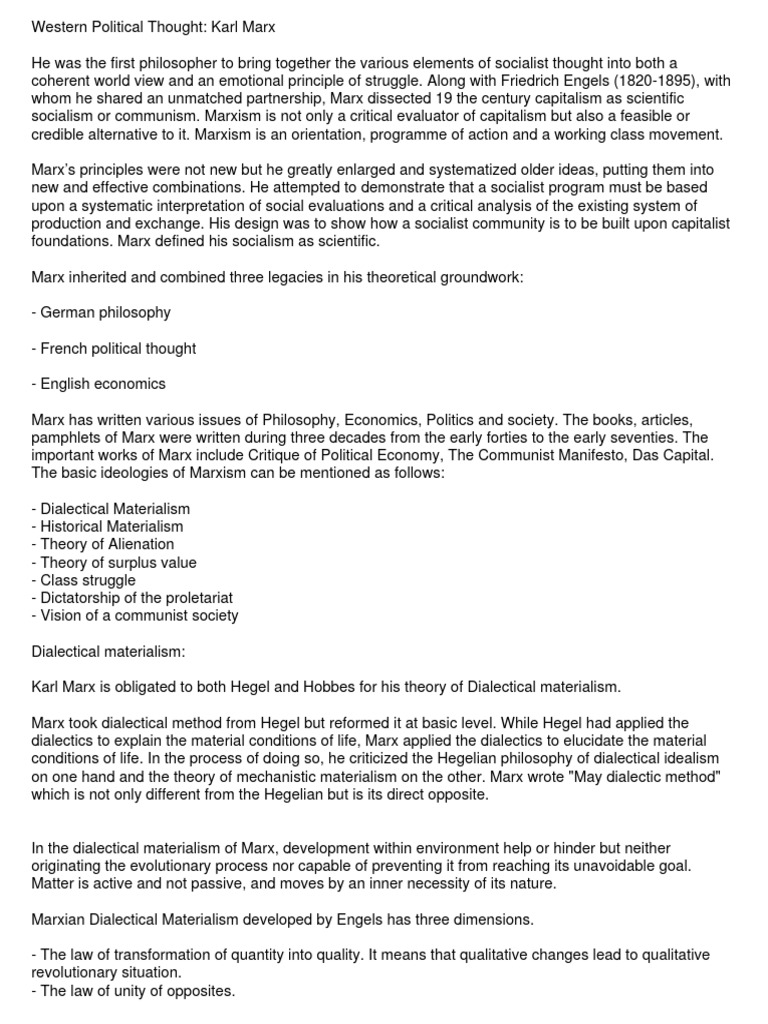 Karl Marx | PDF | Karl Marx | Communism