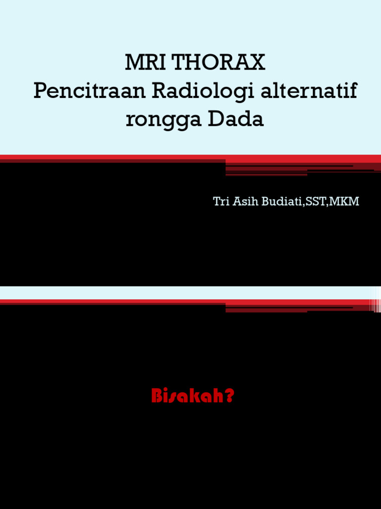 Mri Thorax PP | PDF