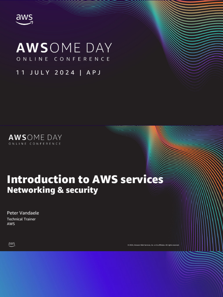 Handout Introduction To AWS Services Networking, Security | PDF | Amazon Web Services | Computer ...