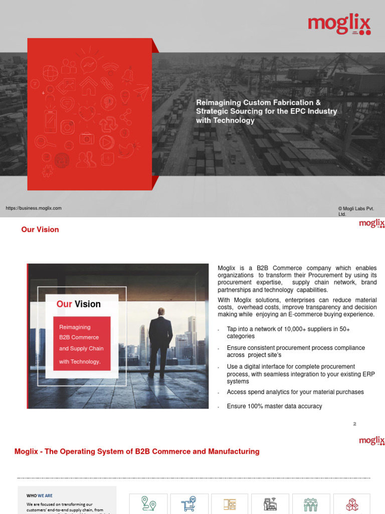Moglix Custom Fabrication Corp Deck 2022 | PDF | Supply Chain | Procurement