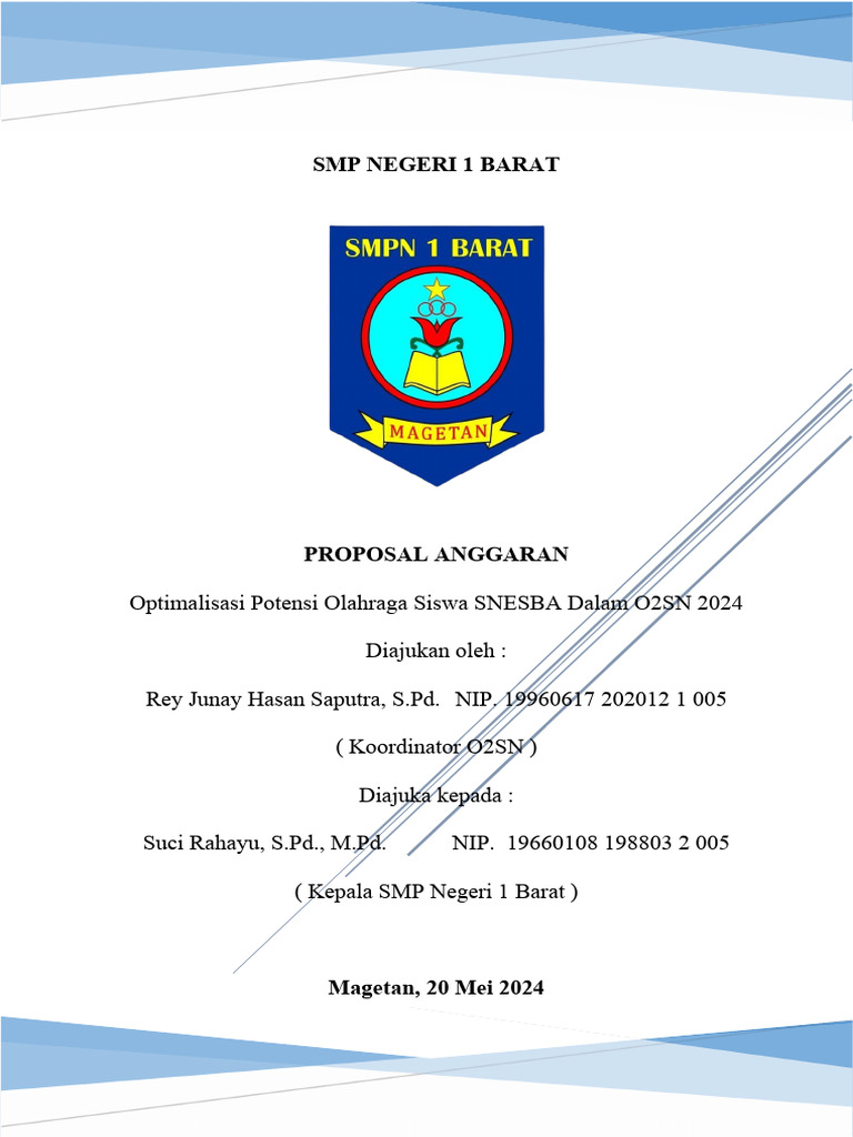 Proposan O2SN 2024 | PDF