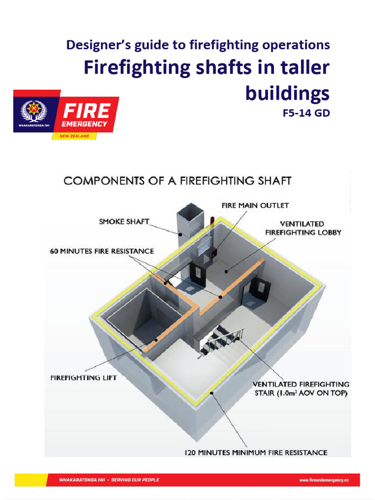 Firefighting Shaft Design in Tall Buildings | PDF | Elevator | Firefighting