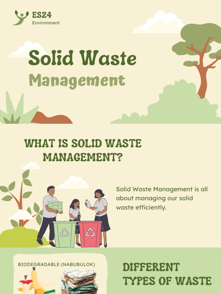 Solid Waste Management Overview | PDF | Waste | Waste Management
