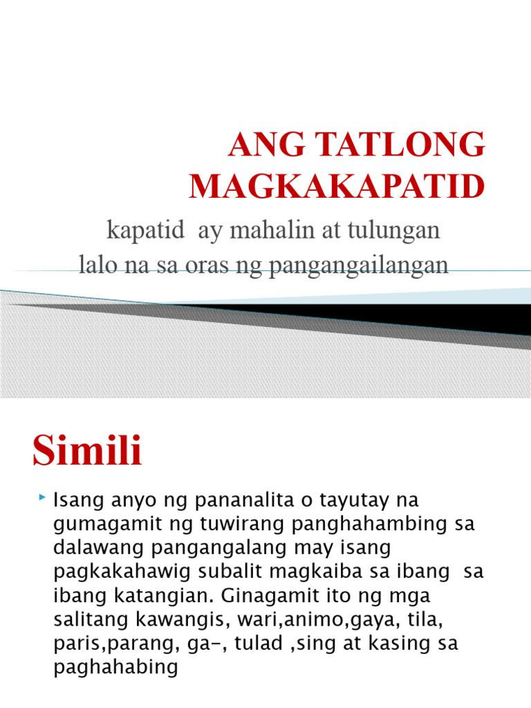 Ang Tatlong Magkakapatid | PDF Ang Tatlong Magkakapatid | PDF