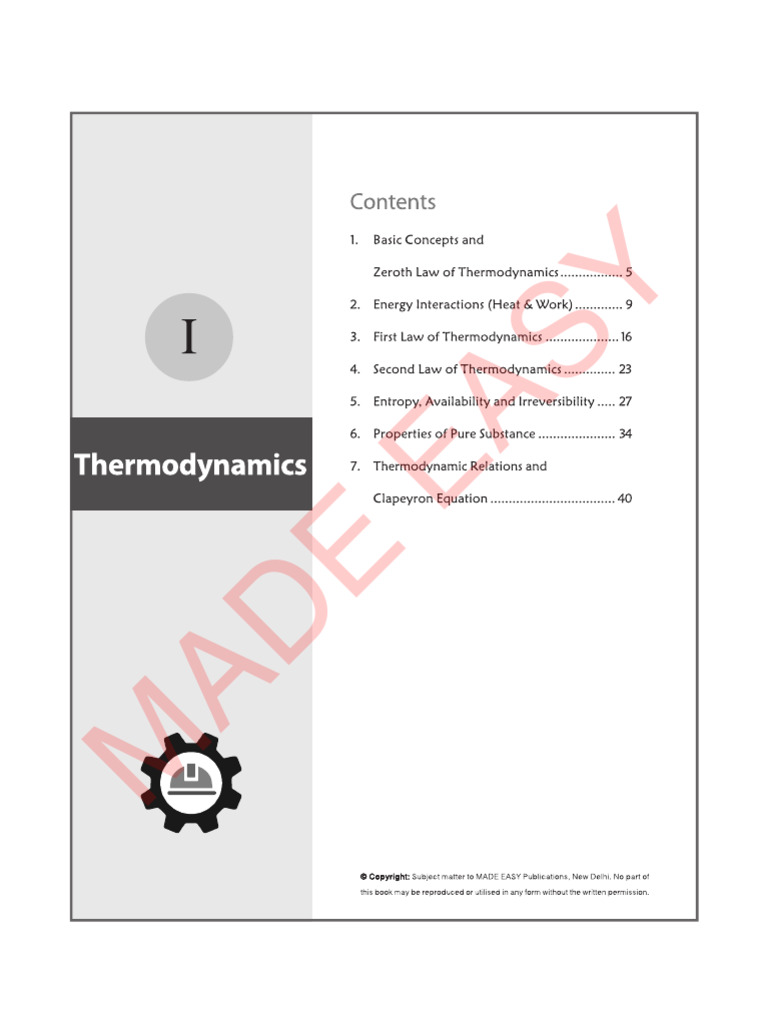 Thermodynamics Notes | PDF