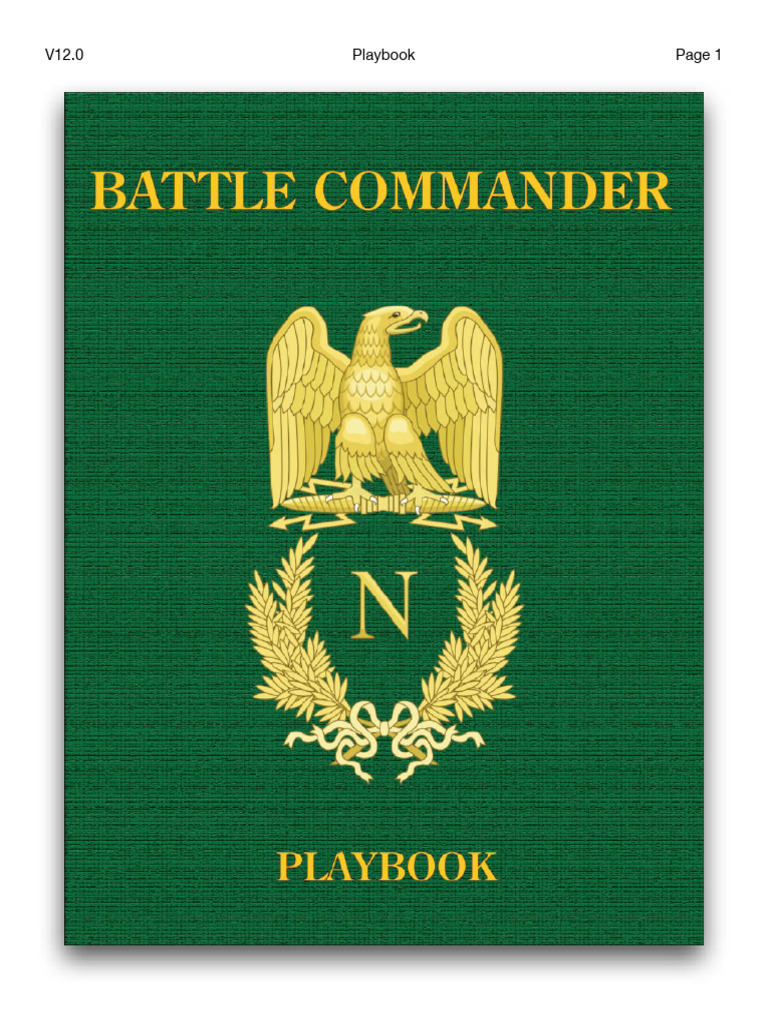 Battle_Commander_Vol_I_Playbook_V12.0_LowRes | PDF | Cavalry | Infantry