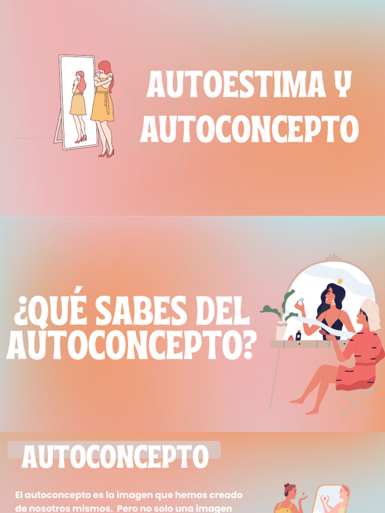 Autoestima y Autoconcepto | PDF | Autoestima | Autoconcepto