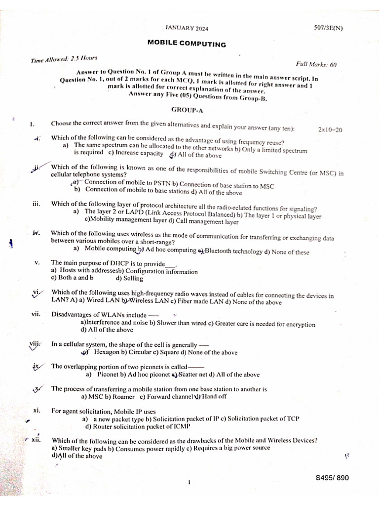 Mobile Computing 5th Sem | PDF