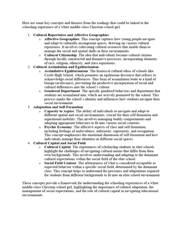 Fataar Concepts and Theories | PDF | Identity (Social Science) | Social ...