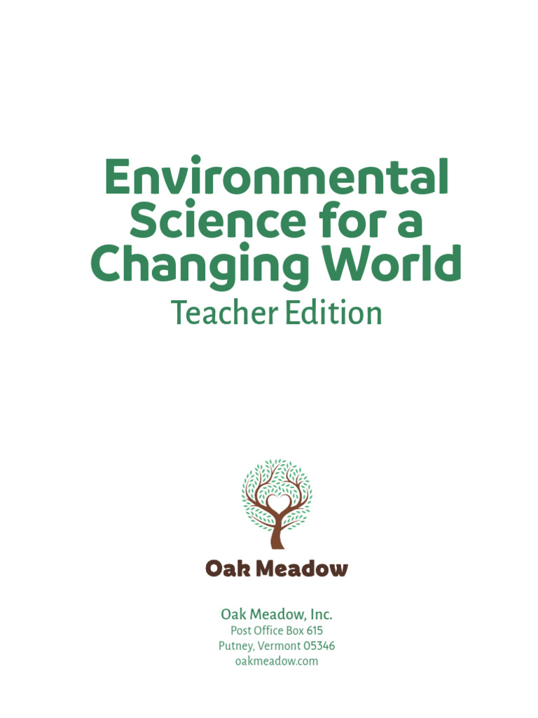 Environmental Science Teacher Edition Curriculum Sample HS | PDF | Nile ...