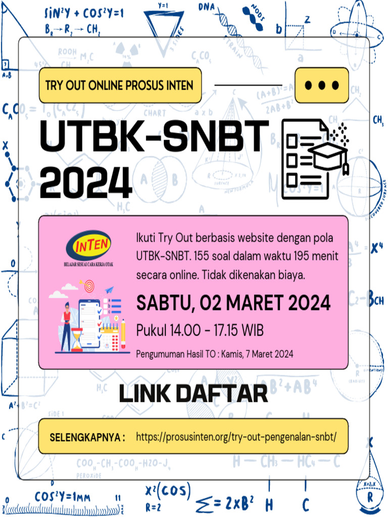 Try Out Prosus Inten Utbk Snbt 02 Maret 2024 | PDF