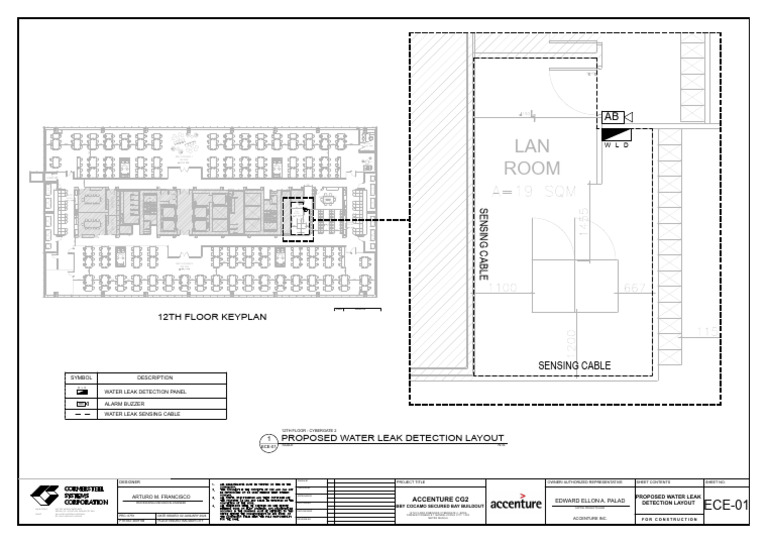ECE-01 ACCENTURE BBY COCAMO 12F CG2 WATER LEAK LAYOUT Layout1 | PDF