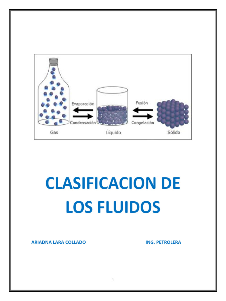 Clasificación de Fluidos en Ingeniería | PDF | Viscosidad | Fluido