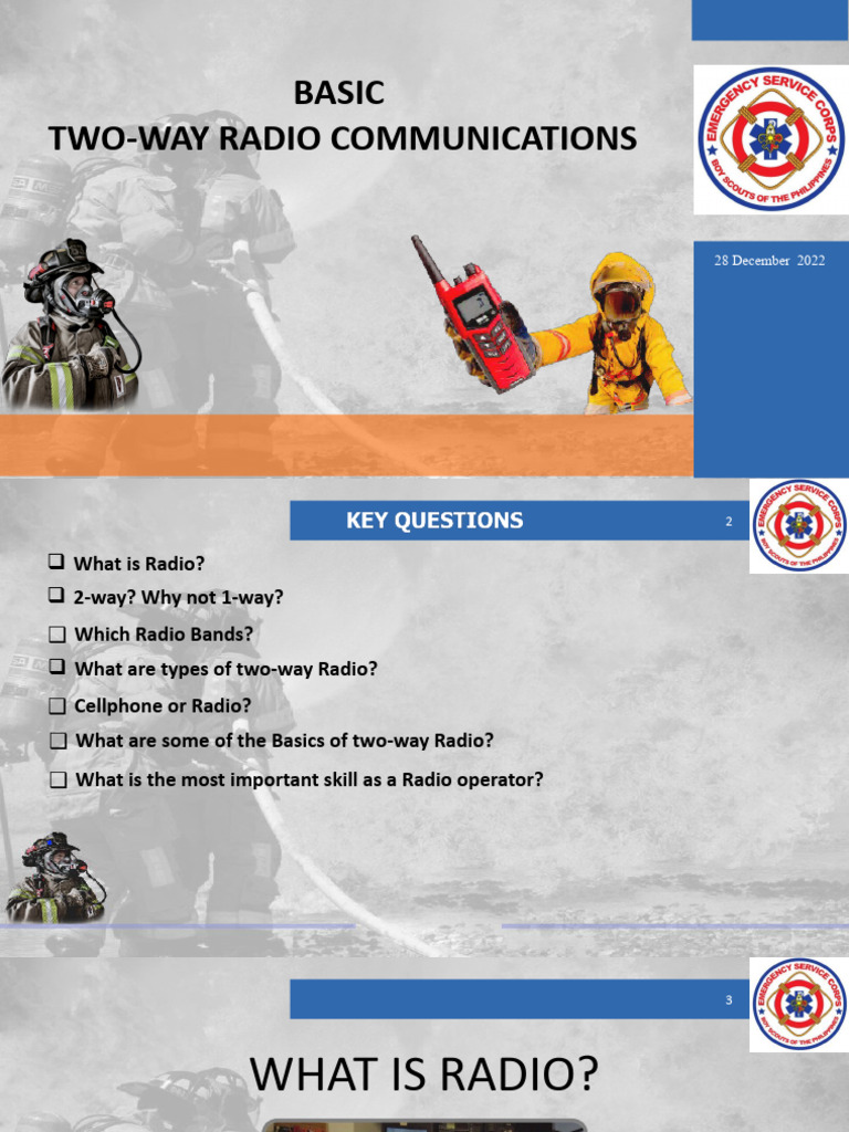 Two-Way Basic Radio Communication | PDF | Radio | Radio Wave