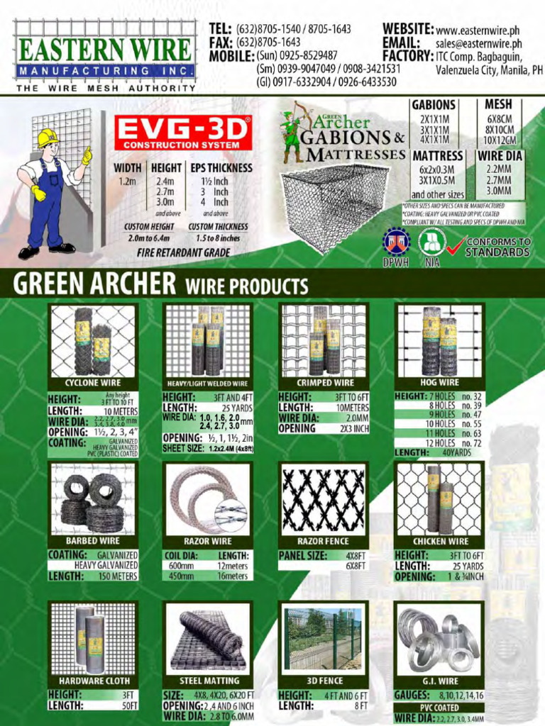 Eastern Wire - Quick Ref Brochure - 2024 | PDF
