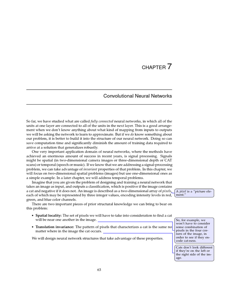 Chapter Convolutional Neural Networks Pdf Artificial Neural Network Applied Mathematics