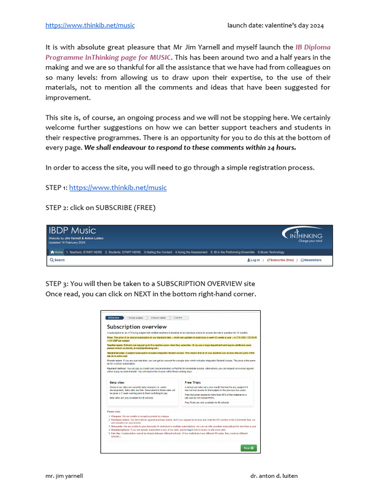 Launch Statement | PDF