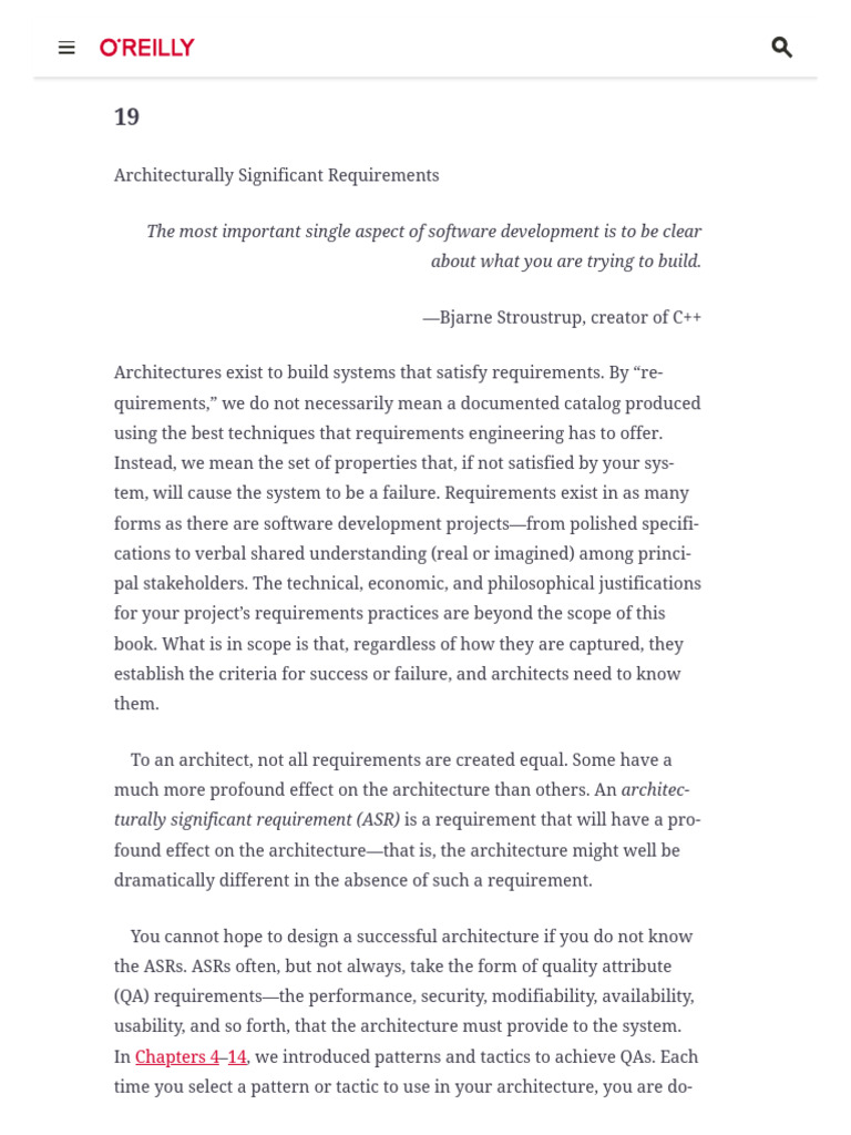 Architecturally Significant Requirements - Software Architecture in ...