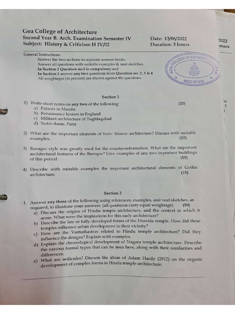 H&C Sem IV - QPs | PDF