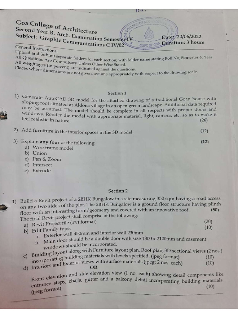 GC Sem IV - QPs | PDF