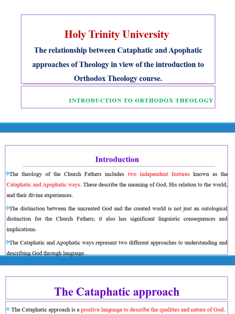Holy Trinity University | PDF | God | Christian Belief And Doctrine