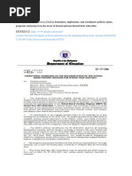 DOH Vision, Mission, and Core Values | PDF | Health Care | Hospital