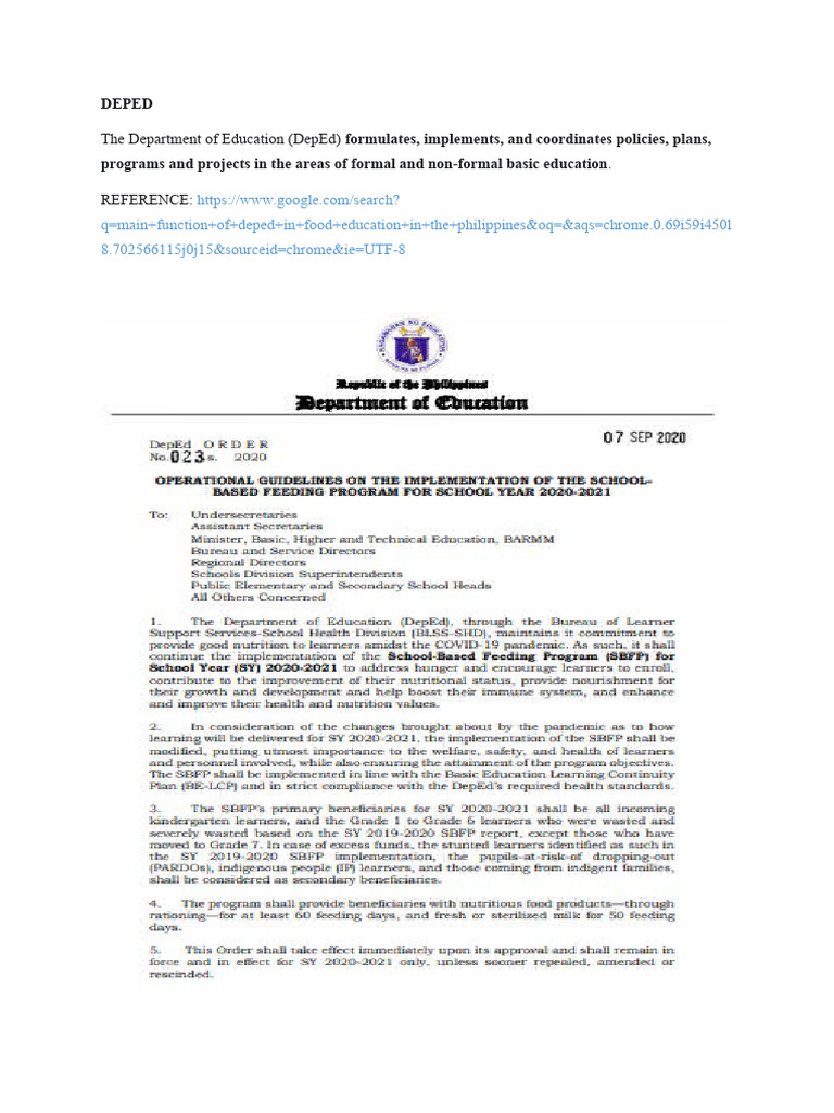 Deped and Doh | PDF | Health Care | Health System