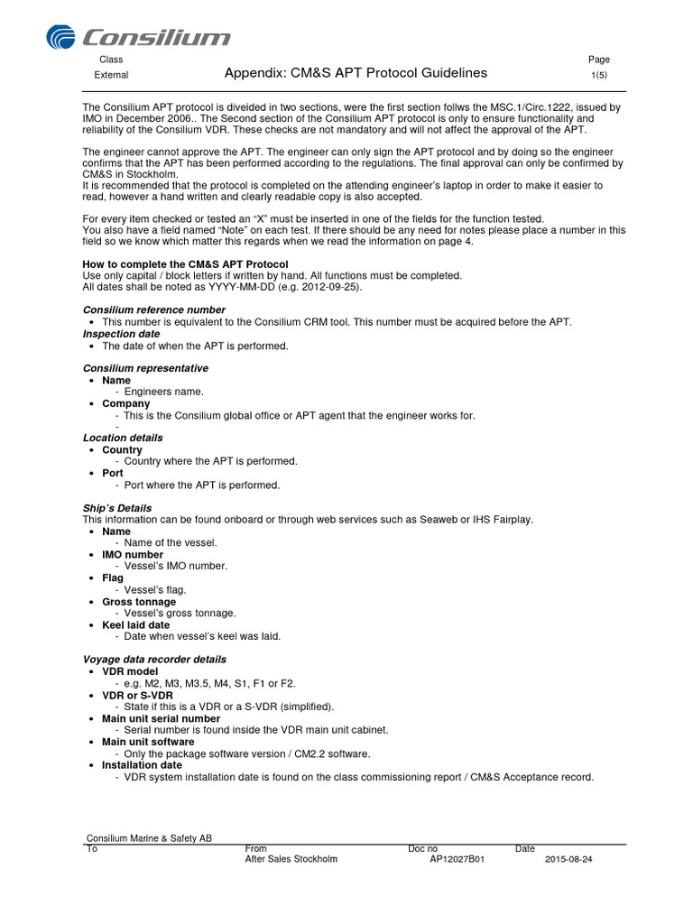 AP12027B01 APT Protocol Guidelines | PDF