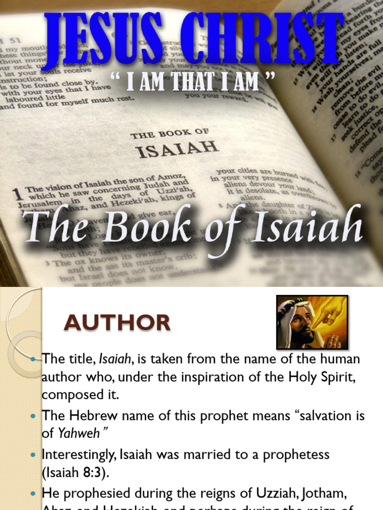 11OT3C Book of Isaiah | PDF | Isaiah | Book Of Isaiah