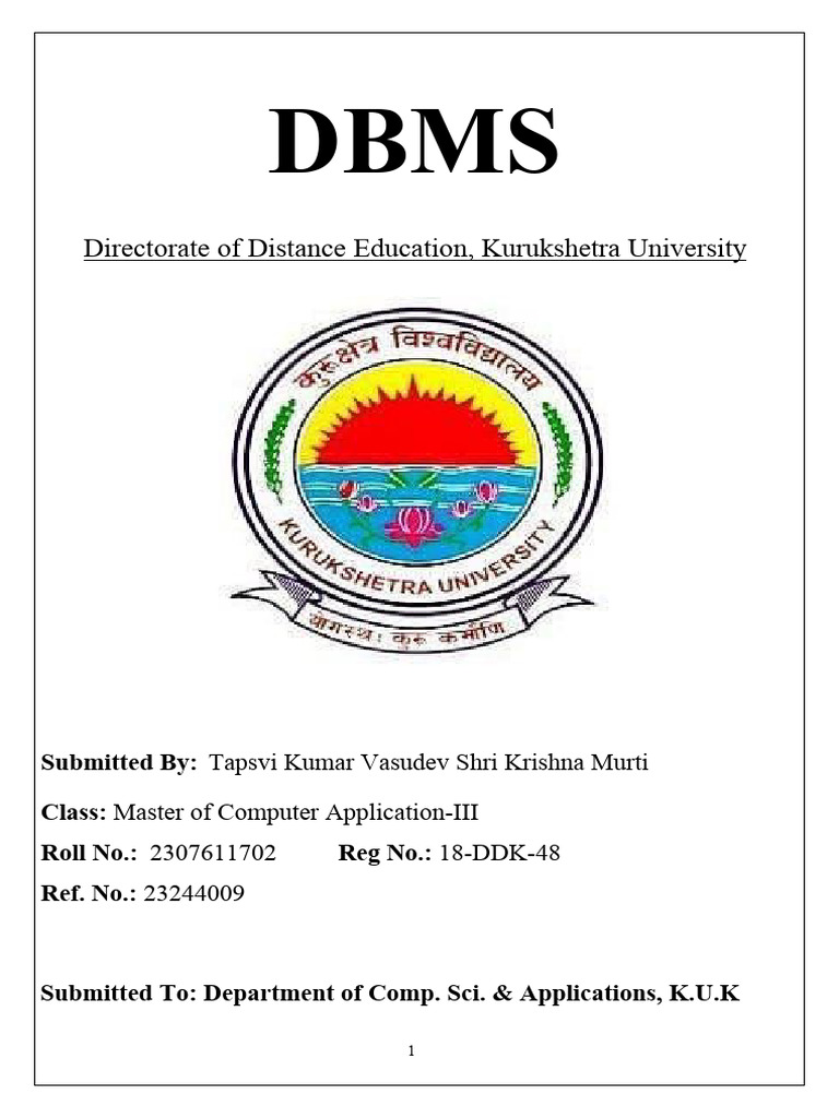 DBMS | PDF | Data Model | Databases